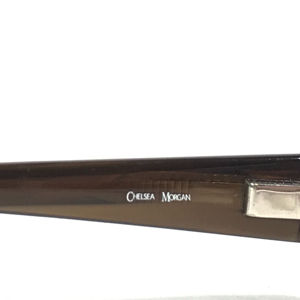 Chelsea Morgan CM 1005 BR Eyeglasses Frames Brown Gold Round Full Rim ...