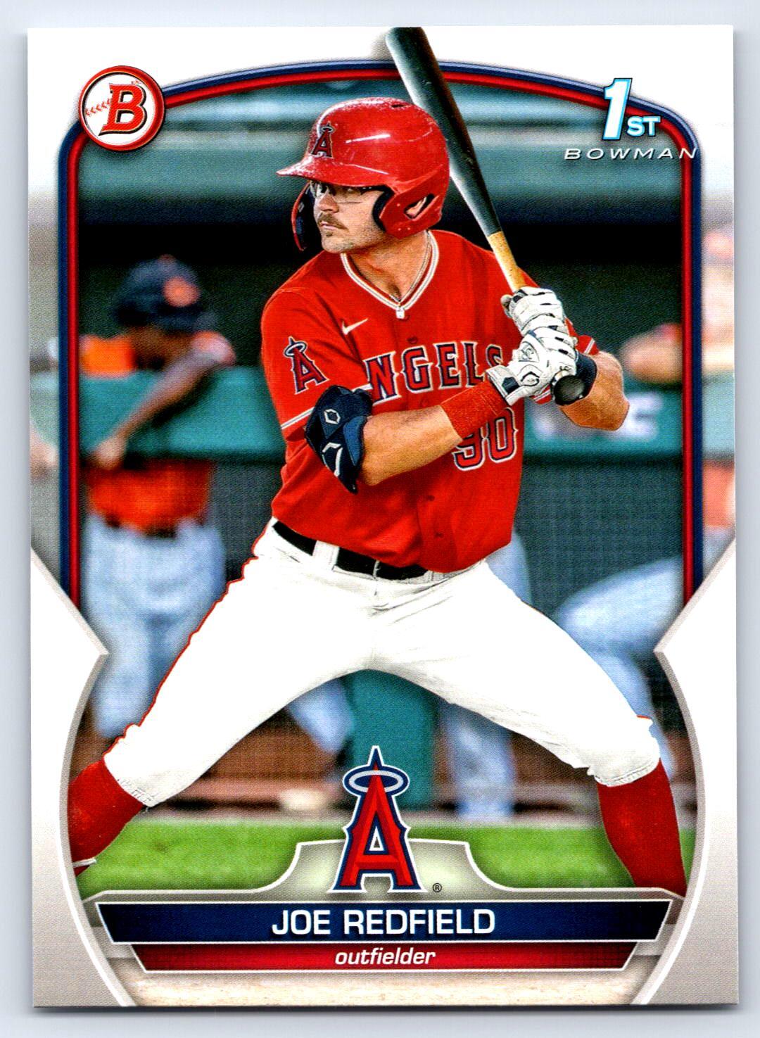 2023 1st Bowman Draft #BD-122 Joe Redfield Los Angeles Angels BASEBALL ...