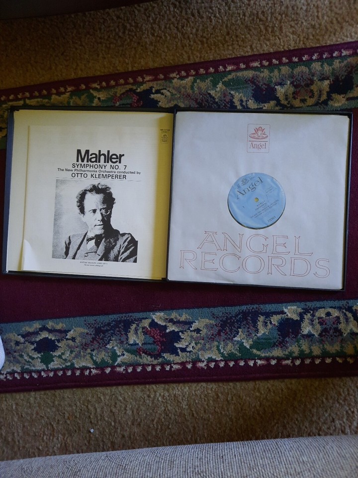 Mahler Symphony No 7 Song of the Night 2 LP box set Otto Klemperer ...