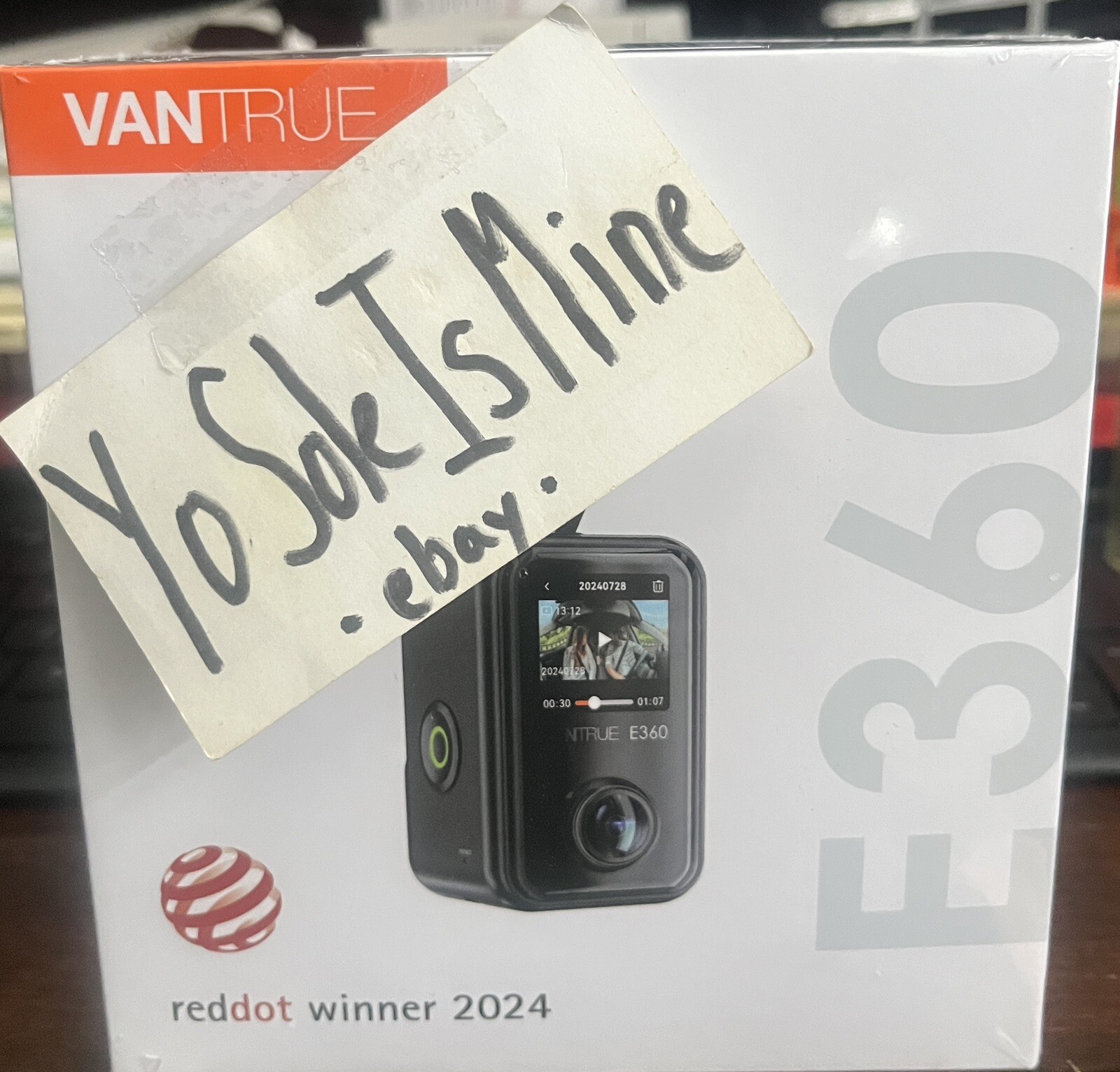 Vantrue E360 5.2K 360° Panoramic Dash Cam, 5GHz WiFi GPS HDR IR Night ...