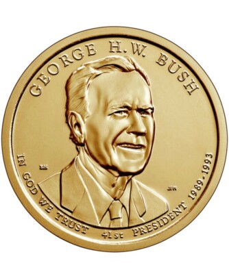 2020 P George HW Bush Presidential Dollar. Uncirculated From US Mint ...