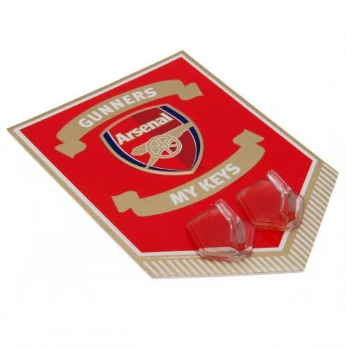 Arsenal FC Keyring Badge Bag Charm Door Key Bottle Opener Torch Leather ...