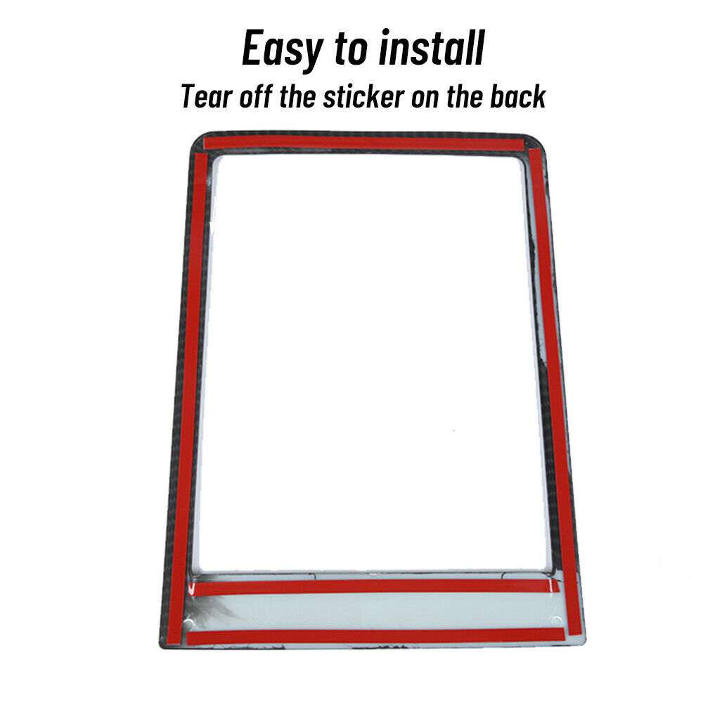 Carbon Fiber Center Console Storage Box Trim Cover Frame For Ford F-150 ...