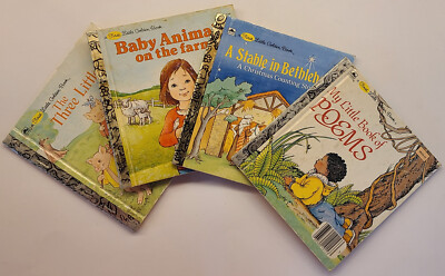 A First Little Golden Book Lot of 4 Golden Books Children’s Classics ...