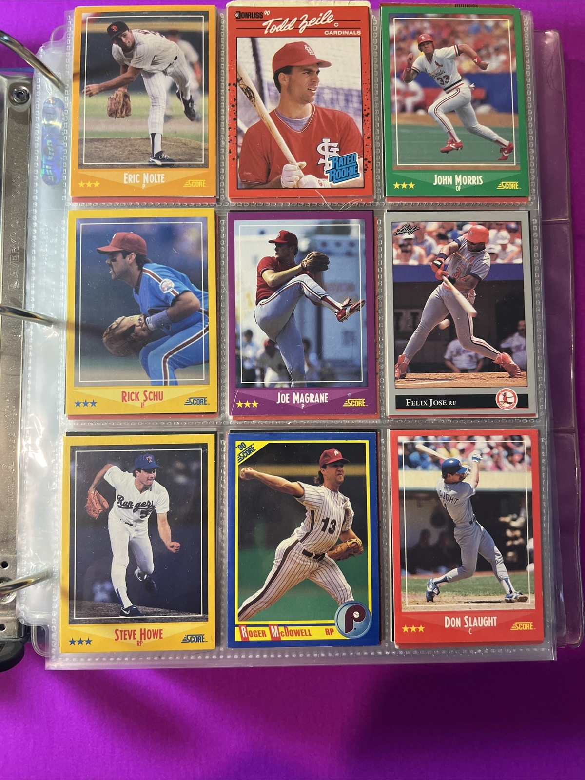Vintage RARE Baseball Card Lot 1200 Cards - Misprints & Rookies ...
