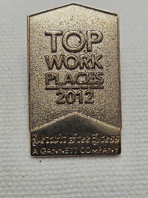 Vintage Detroit Free Press And Garannett Company Lapel Push Back Pin ...