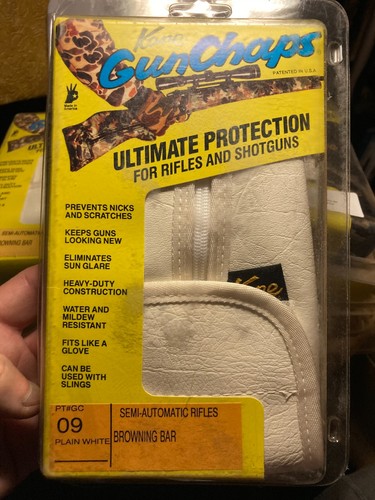 Plain White Hunting Kane Gun Chaps Browning BAR GC 09 | eBay