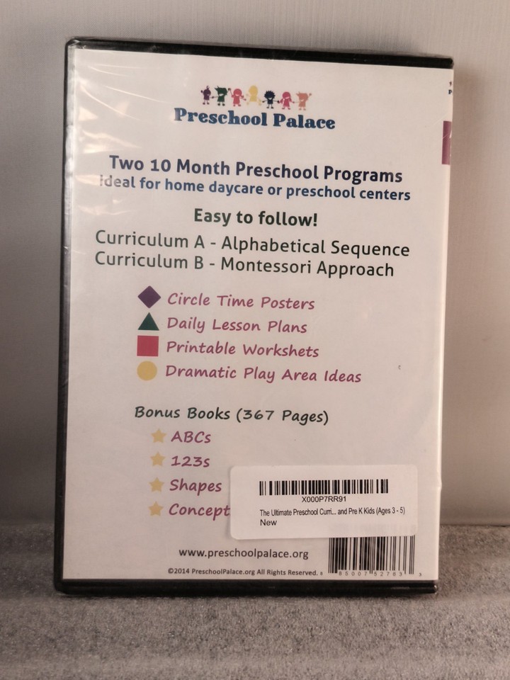 Preschool Palace: Preschool Curriculum Ket DVD (2014) -- NEW! SEALED ...