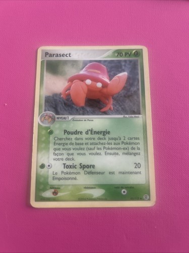 Parasect 43/112 Reverse Ex Rouge Feu Et Vert Feuille | eBay