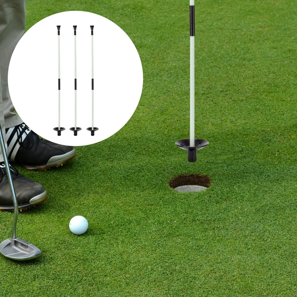 Golf Flagstick, Golf Pole Pin Flagpole Portable Detachable Design ...