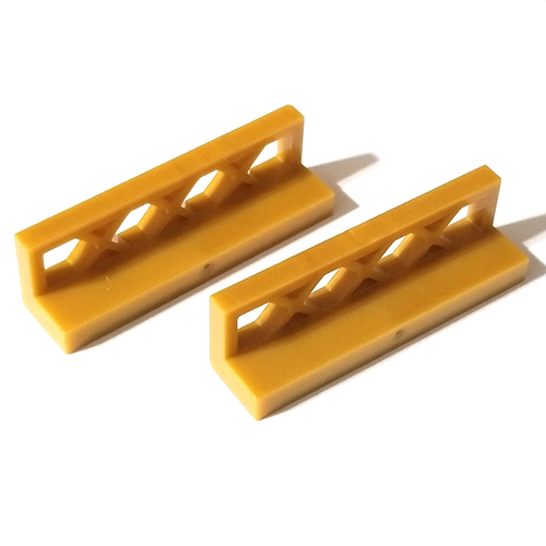 2X LEGO 3633 Pearl Gold 1x4x1 Fence Lattice LOT OF 2 | eBay