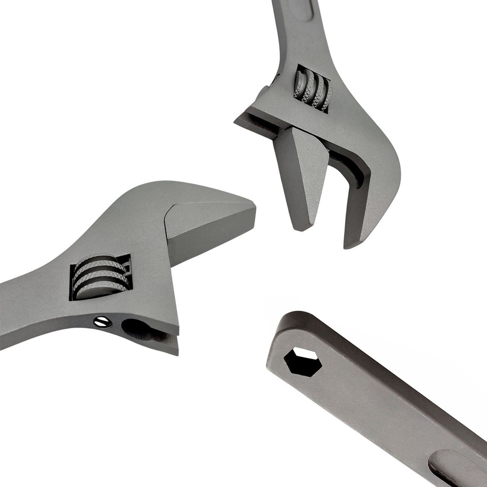 Titanium Wrench Rison Titanium Adjustable Wrench Multi-Tool GR5 Ti EDC ...
