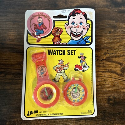 Howdy Doody Watch Set Original Package National Broadcasting Co 1987 ...