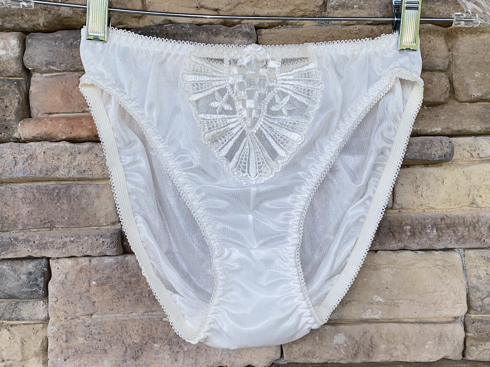 Beaute Express Intimates M L Lace Satin French Leg H… - Gem