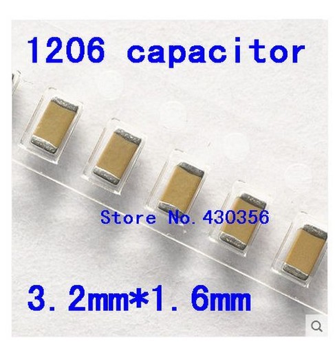 Surface Mount Ceramic Capacitor General Purpose 1206 22 to 470P 1NF ...