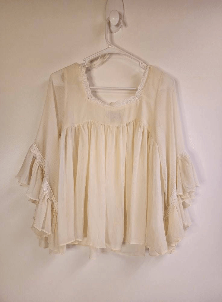 Hayden Los Angeles Boho cottagecore top Women’s Mediu… - Gem