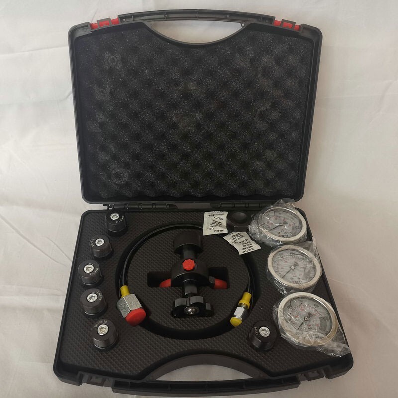 FPU-1 Nitrogen Charging Kit w/ 3 Gauges 1 Hose & 7 Couplings for ...