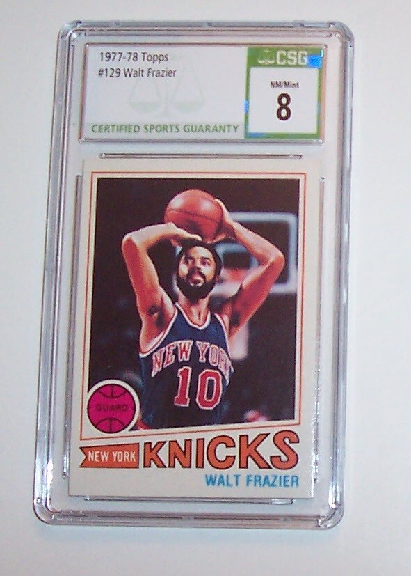 1977 NBA Topps #129 - Walt "Clyde" Frazier, New York Knicks | eBay
