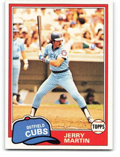 1981 Topps #103 Jerry Martin NM Near Mint Cubs | eBay