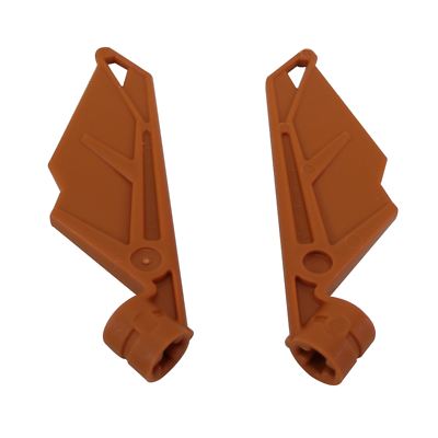 2 NEW LEGO Bionicle Wing Small Dark Orange | eBay