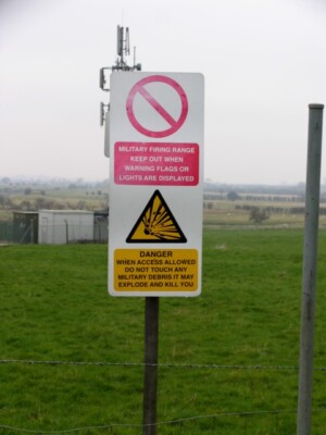 Photo 6x4 Military range sign Beckingham/SK8753 c2007 | eBay UK
