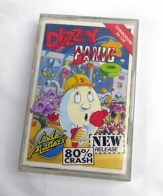 Commodore 64 C64 Spiel -- DIZZY PANIC (Codemasters) -- Tape Kassette | eBay.de