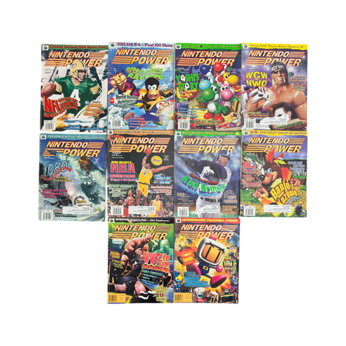 Lot of 10 Nintendo Power Magazines 1998 Issues #102-111 Vintage Gaming ...