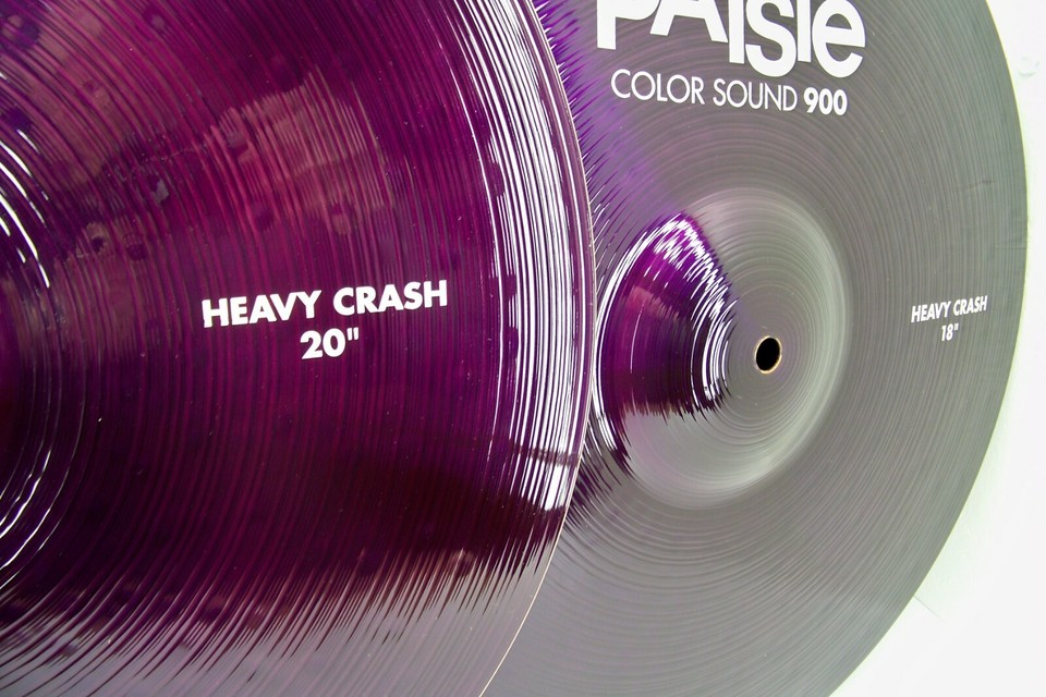 Paiste Color Sound 900 Purple 5 Piece "MEGA" Cymbal Set/RARE!/Model ...