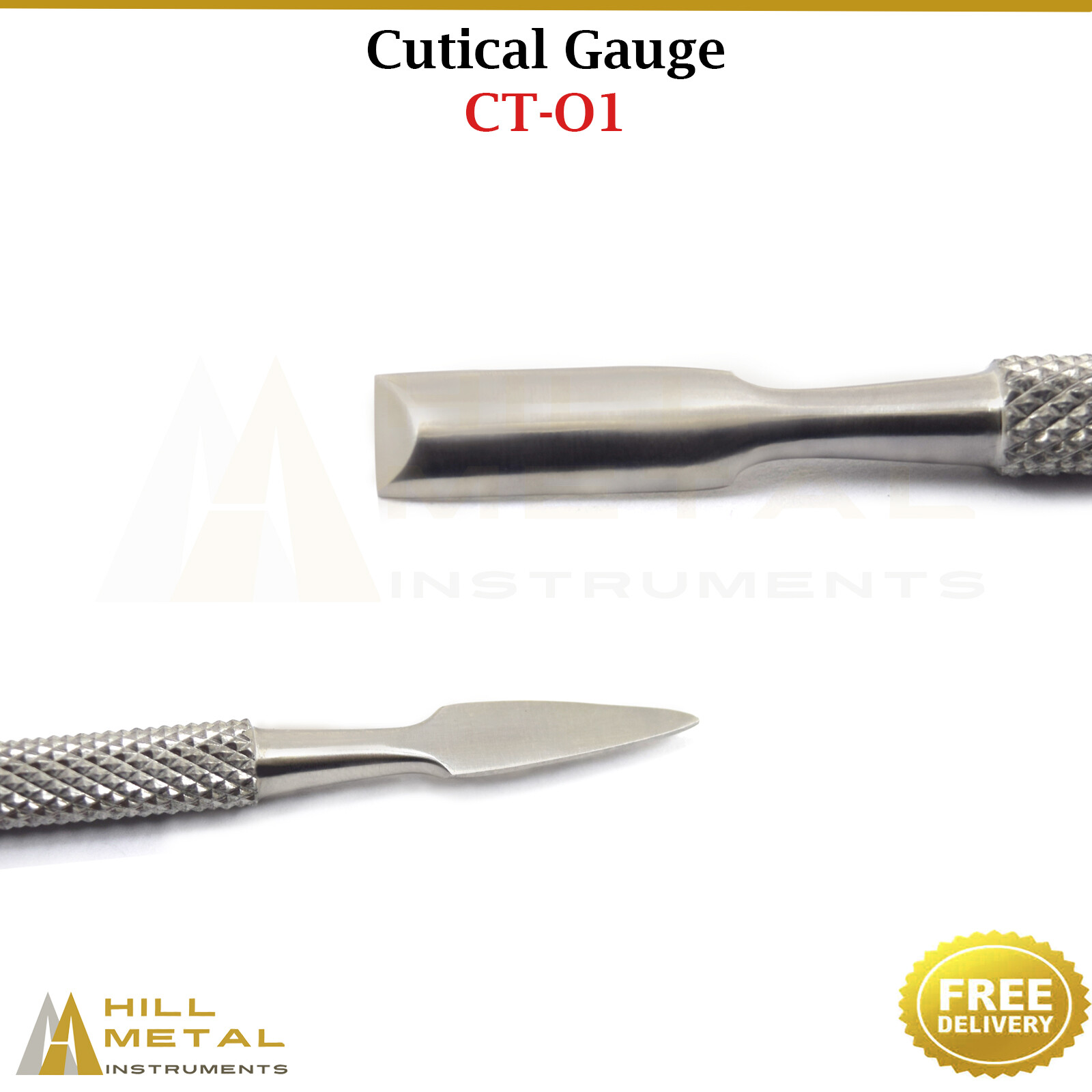 Cutical Pusher Gauge CT 01 Manicure Pedicure Tools Skin Scraper ...