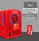 Coke Coca Cola 6 Can Personal Mini Cooler Mini Fridge 120V AC or 12V DC ...
