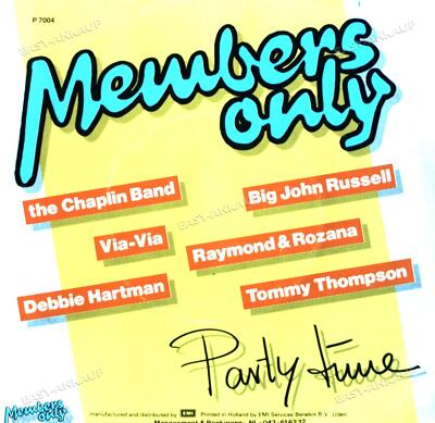 Members Only - Party Time 7in 1986 (VG/VG) . | eBay