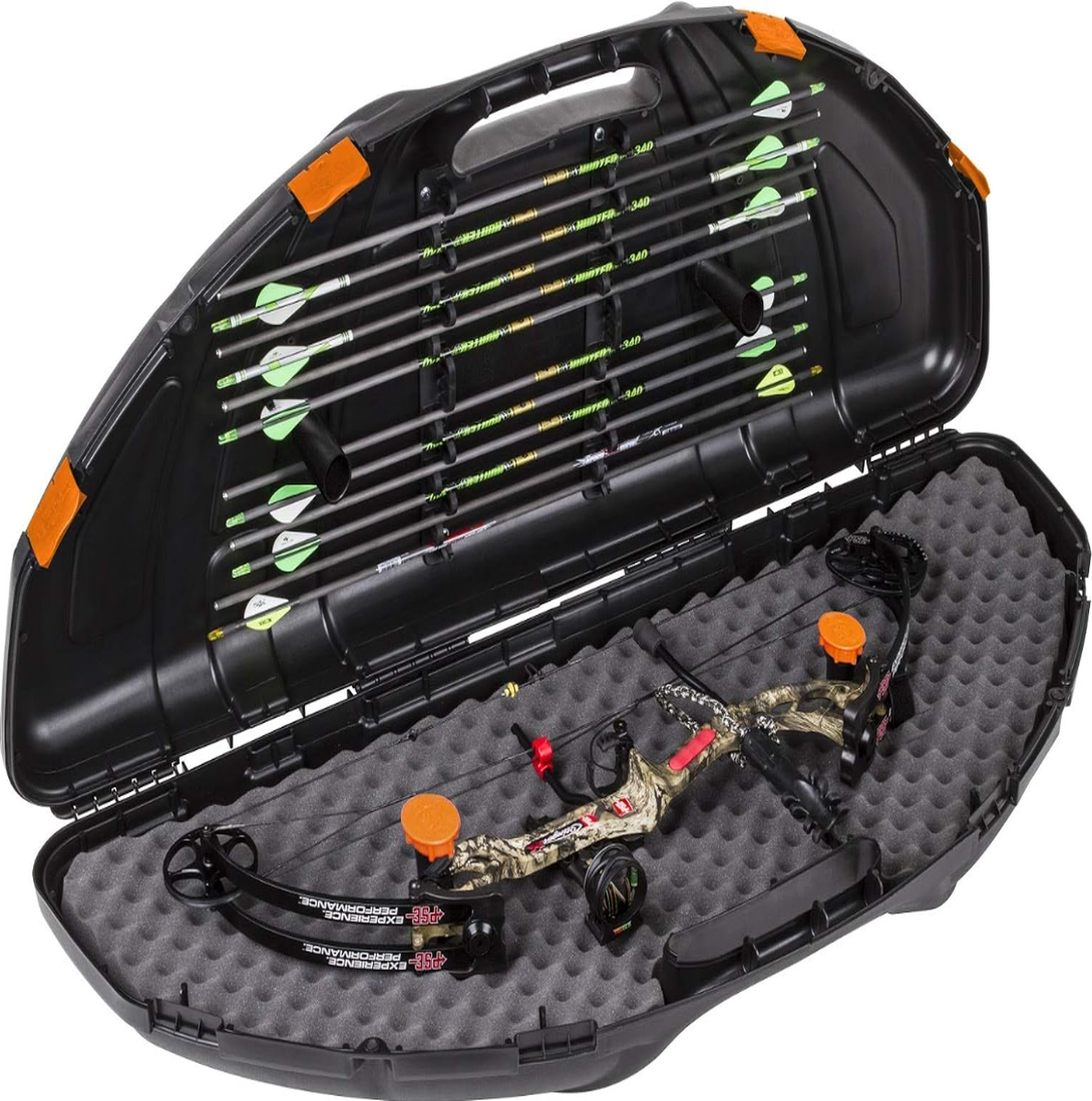 Archery Compound Bow Case Rugged Hard Shell Inner Foam Hunting Bow ...