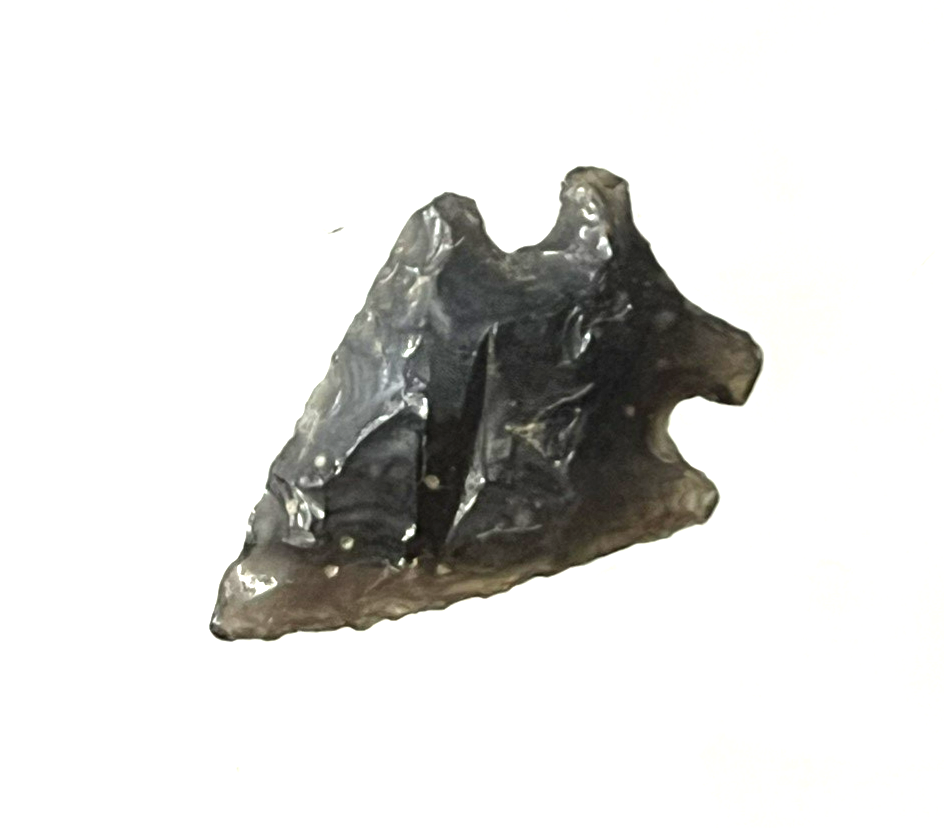 OUTSTANDING OBSIDIAN ELKO POINT OREGON ARROWHEAD AUTHENTIC INDIAN ...