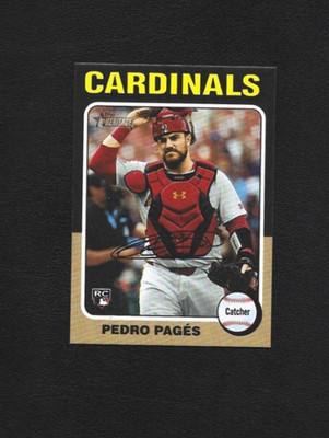 2024 Topps Heritage High Number Pedro Pages Mini Parallel #704 RC | eBay