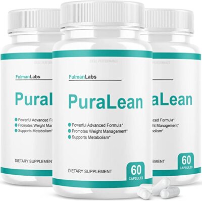 3 PACKS Puralean Detox Pills Advanced Formula Pureleaf Fulman Labs Pura ...