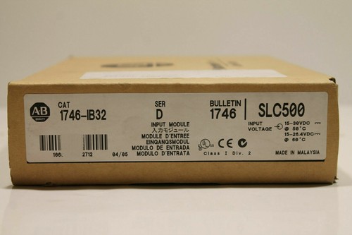 New Factory Sealed AB *1746-IB32*SLC 500 PLC Input Module 1746IB32 In ...