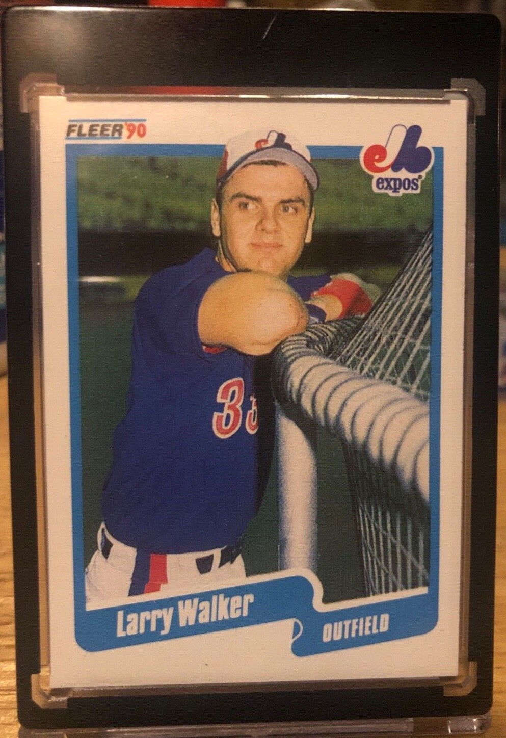 1990 fleer larry walker rookie card Mint…Montreal Expos | eBay