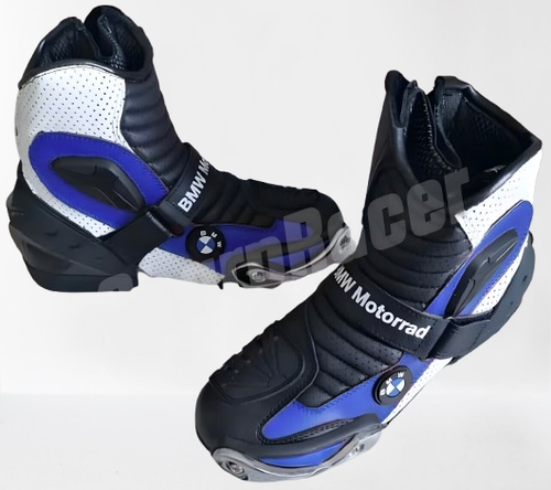 BMW Motorcycle Motorbike Racing Leather Boots Shoes BMW Motorrad bottes ...