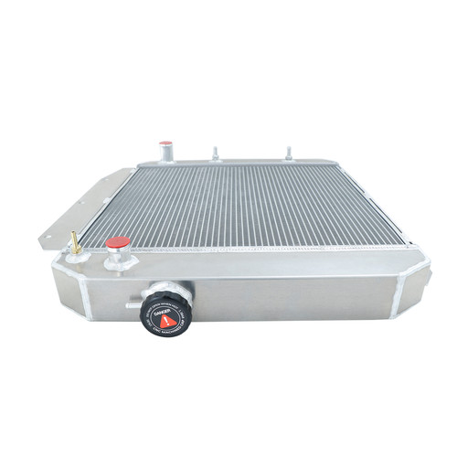 4 Row Radiator For 1955-1959 1956 57 Chevy Truck 3100 3200 3400 LS SWAP ...