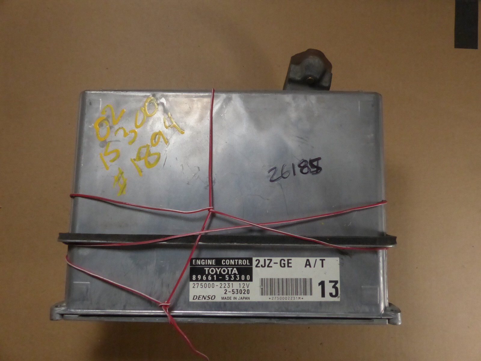 02-05 Lexus Is300 89661-53300 ECM ECU Engine Control Module Computer ...