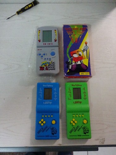 Vintage Han Cheng 3x Brick Game Bootleg Gameboys 1 in package RARE 1990 ...