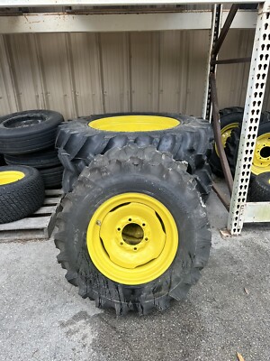 John Deere 4044M OEM R1 Tire & Wheel set 25x8.50-14 & 15-19.5 | eBay