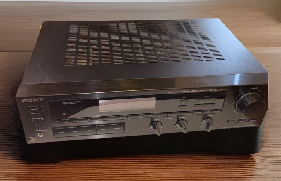 SONY Model STR-AV570 FM Stereo FM-AM Receiver Vintage With Remote ...