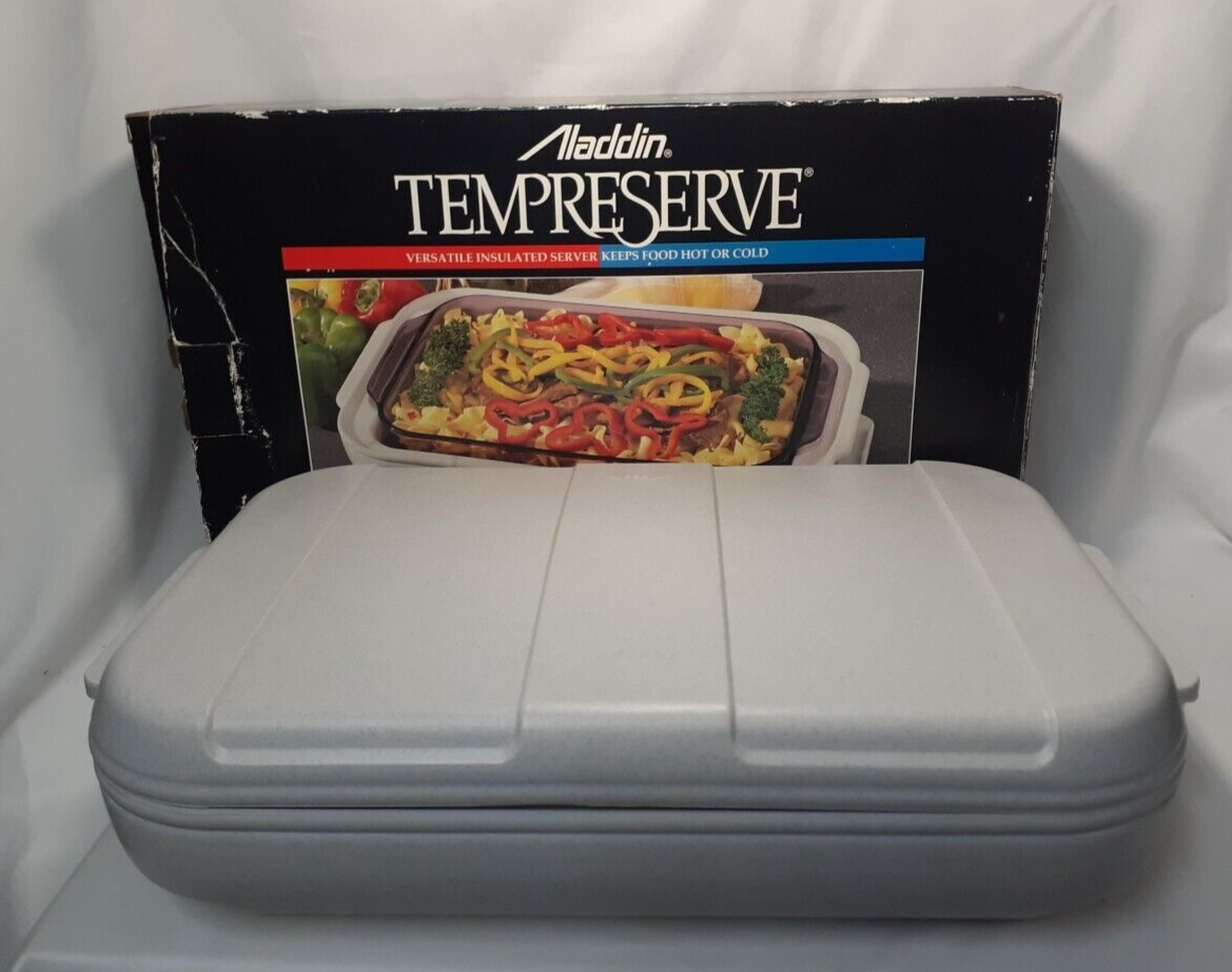 VTG Aladdin Tempreserve Insulated Travel Container & Box 9"x13 ...