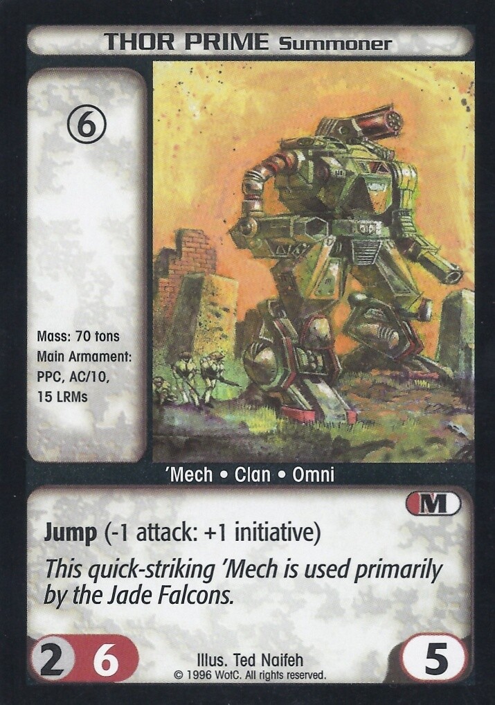 Battletech CCG: Thor Prime (Summoner) [Ungraded] from set Premiere ...