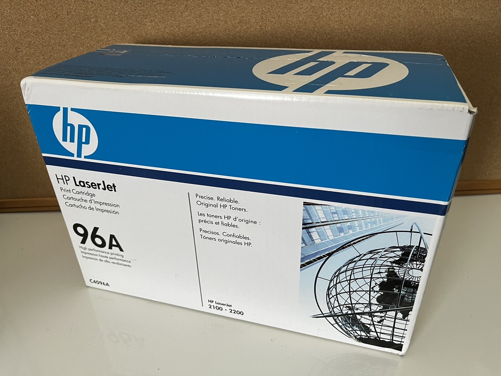 Genuine Sealed HP Laserjet C4096A 96A Black Toner Cartridge 2100,2200 ...
