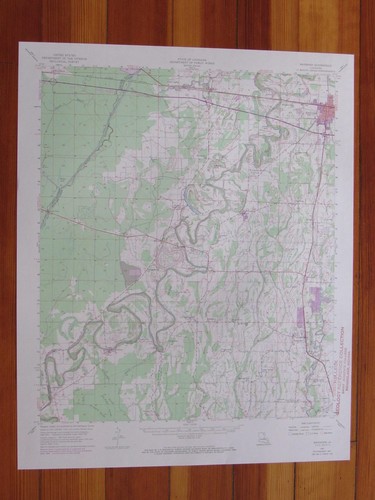 Mangham Louisiana 1969 Original Vintage USGS Topo Map | eBay