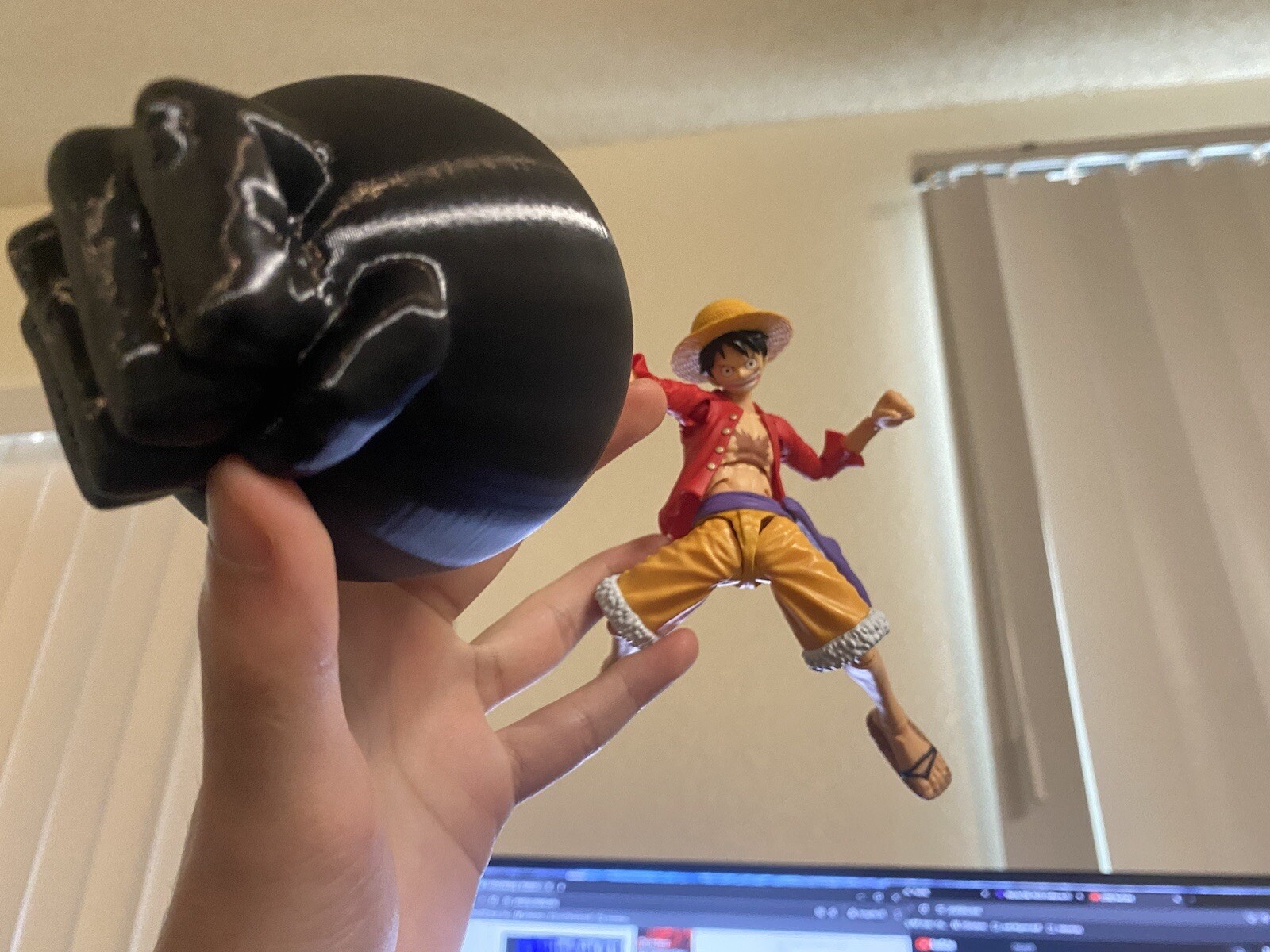 SH Figuarts Monkey D Luffy Gum Gum Elephant Gun Custom Accessory | eBay