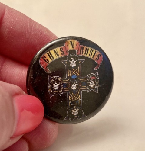 Guns and N Roses music rock band Pin Pinback button 1" jacket Badge | eBay