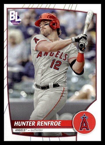 2023 Topps Big League #182 Hunter Renfroe Los Angeles Angels Baseball ...